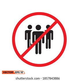 Social Distancing Avoid Crowds Keep Your Stock Vector (Royalty Free ...
