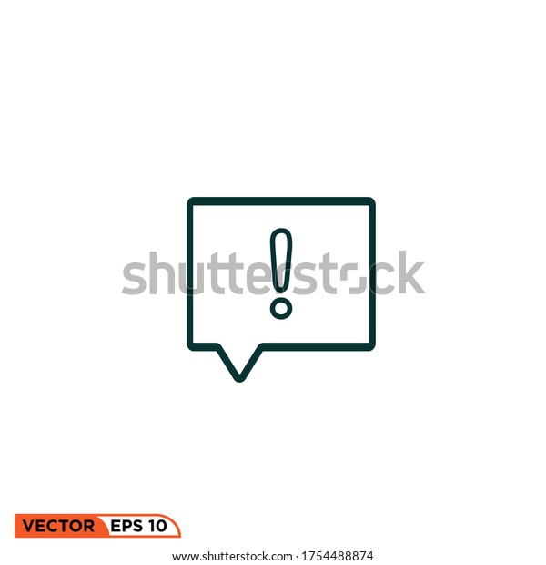 Icon Vector Graphic Warning Sign Good Stock Vector (Royalty Free ...