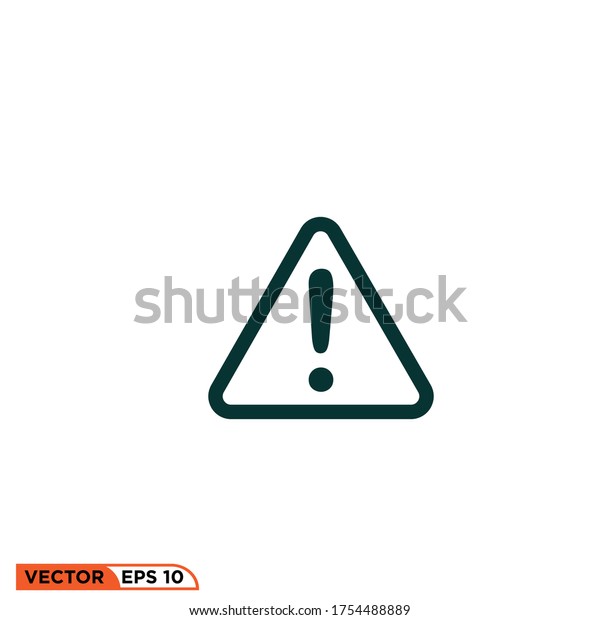 Icon Vector Graphic Warning Sign Good Stock Vector (Royalty Free ...