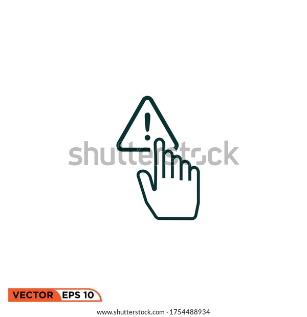 Icon Vector Graphic Warning Sign Good Stock Vector (Royalty Free ...