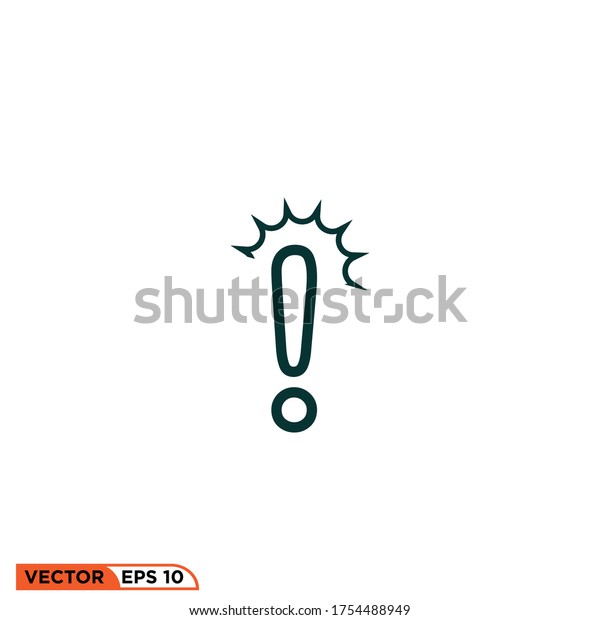 Icon Vector Graphic Warning Sign Good Stock Vector (Royalty Free ...