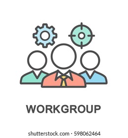 Icon Working Group Development Business Projects: Vector có sẵn (miễn ...