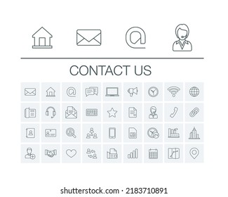 Icons Designing Forms Communication Stock Vector (Royalty Free ...