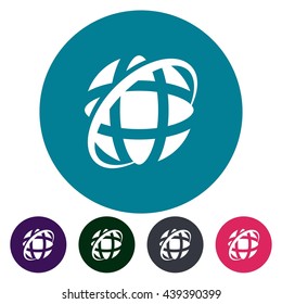 Icons Global Service Web Mobile Business Stock Vector (Royalty Free ...