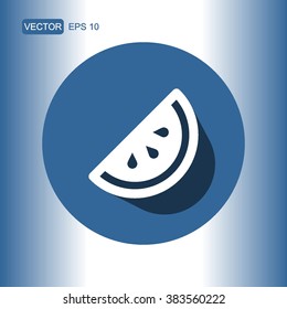 Icons Half Fruit Web Mobile Stock Vector (Royalty Free) 383560222 ...