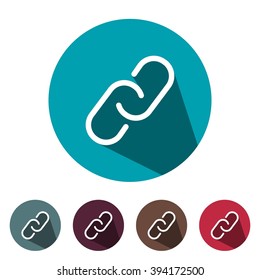 Icons Link Web Mobile Stock Vector (Royalty Free) 394796695