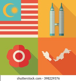 Icons Set Malaysia Stock Vector (Royalty Free) 398229376 | Shutterstock