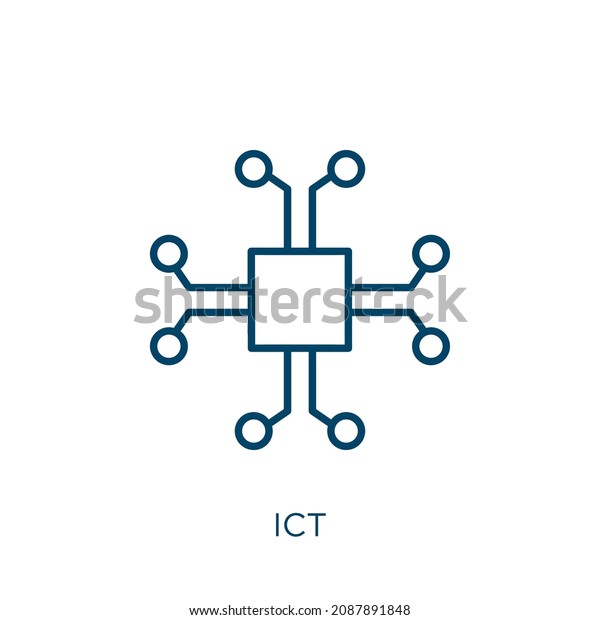 icono de tic. Icono de contorno: vector de stock (libre de regalías ...