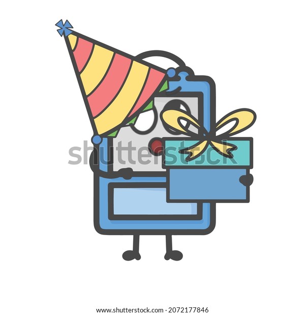 Id Card Character Flat Cartoon Vector: เวกเตอร์สต็อก (ปลอดค่าลิขสิทธิ์ ...