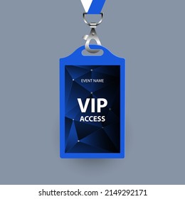 Id Card Design Template Access Card Stock Vector (Royalty Free ...