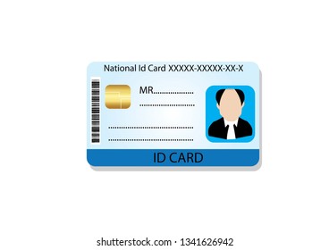 Thai Id Card Vector Design Infographic Stock Vector (Royalty Free ...