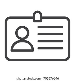 16,751 Id card outline Images, Stock Photos & Vectors | Shutterstock