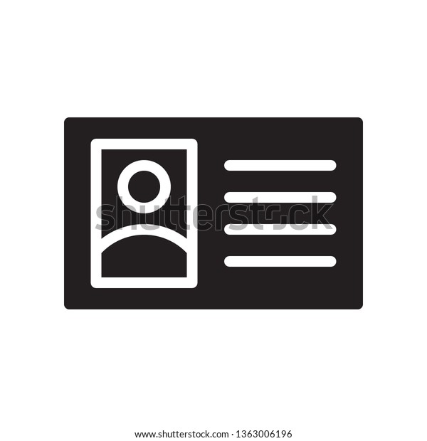 Id Card Press Card Name Tag Stock Vector (Royalty Free) 1363006196 ...