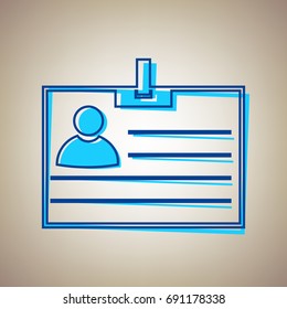 Id Card Sign Vector Brush Drawed Stock Vector (Royalty Free) 1150706435 ...