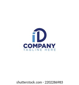 Id Letter Modern Vector Logo Icon Stock Vector (Royalty Free ...