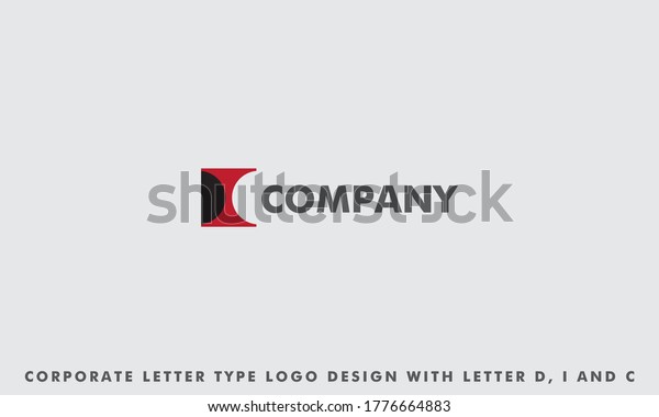 Idc Corporate Letter Mark Logo Design Stock Vector (Royalty Free ...