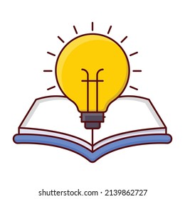 Idea Bulb Vector Illustration On Transparent Stock Vector (Royalty Free ...