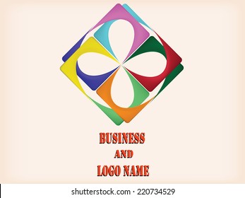 Idea Business Texture Logo Design Stock Vector (Royalty Free) 220734529 ...