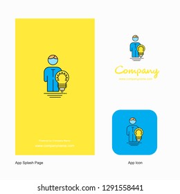 Idea Company Logo App Icon Splash Stock Vector (Royalty Free ...