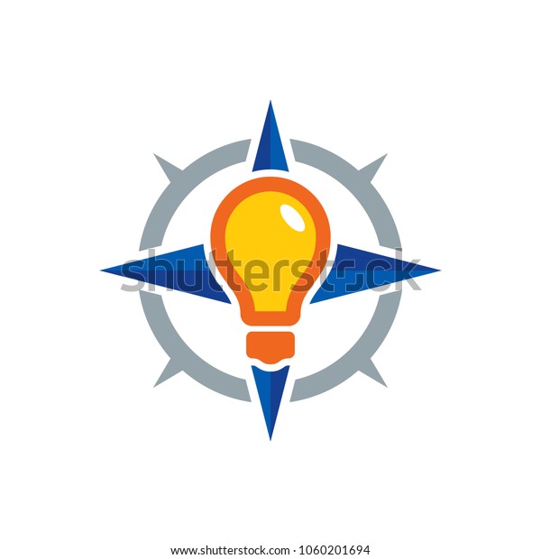 Idea Compass Logo Icon Design Stock Vector (Royalty Free) 1060201694 ...