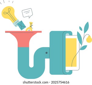 Idea Product Symbolic Process Creating New Stock Vector (Royalty Free ...