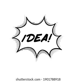 Idea Super Hero Cartoon Explosion Stock Vector (Royalty Free ...