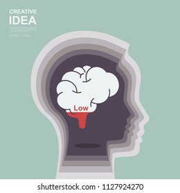 Creative Ideas Concept Brain Represents Initiationopen Stock Vector ...