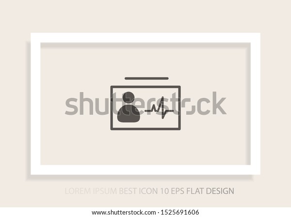Identification Card Icon Lorem Ipsum Illustration Stock Vector (Royalty ...
