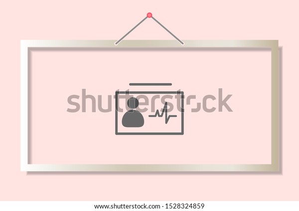 Identification Card Icon Lorem Ipsum Illustration Stock Vector (Royalty ...