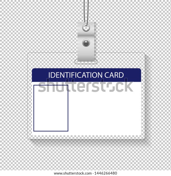 Identification Card Isolated Transparent Background Gradient Stock ...