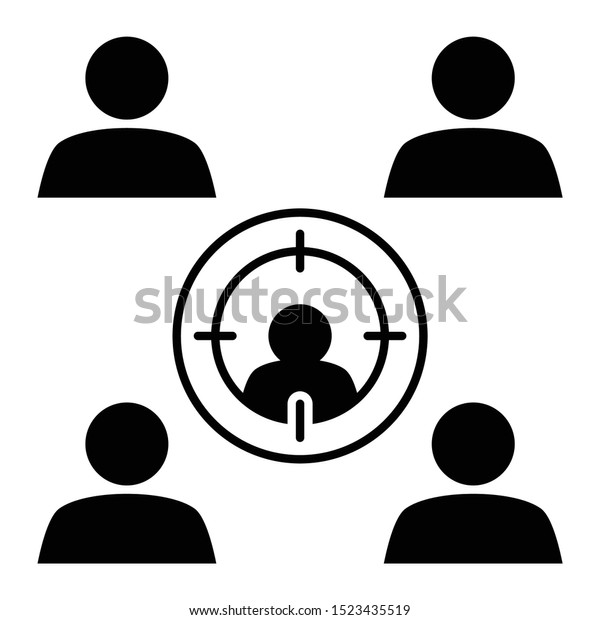 Identifying Demographics Target Audience Concept Vector: เวกเตอร์สต็อก ...
