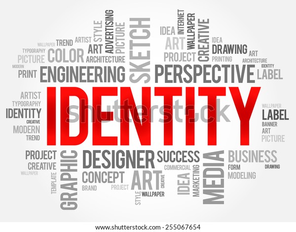 Identity Word Cloud Business Concept Stock Vector (Royalty Free ...