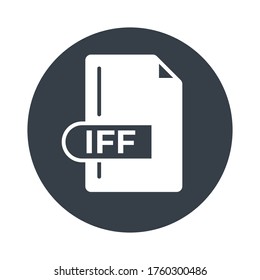 Iff File Format Icon Iff Extension Stock Vector (Royalty Free ...