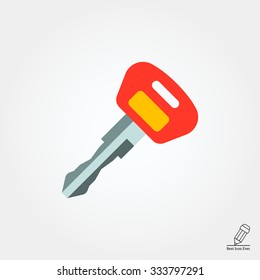 Ignition Key Icon Stock Vector (Royalty Free) 317994446 | Shutterstock