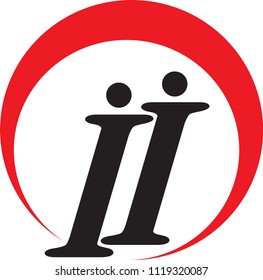 Ii Letter Logo Vector Stock Vector (Royalty Free) 1119320087 | Shutterstock