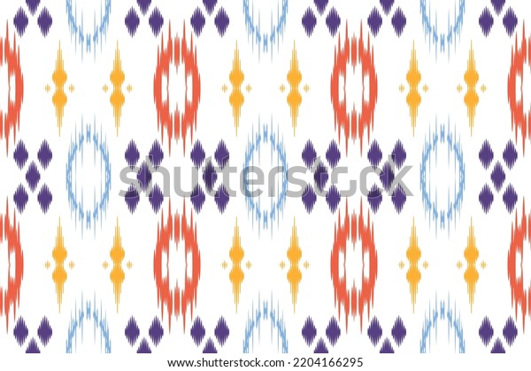 Ikat Aztec Tribal Background Binding Create Stock Vector (Royalty Free ...