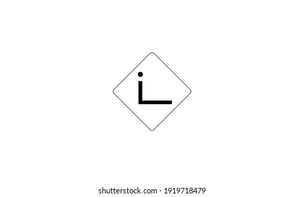 Il Alphabet Initial Letter Monogram Icon Stock Vector (Royalty Free ...