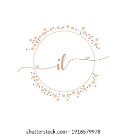 821 Il monogram Images, Stock Photos & Vectors | Shutterstock