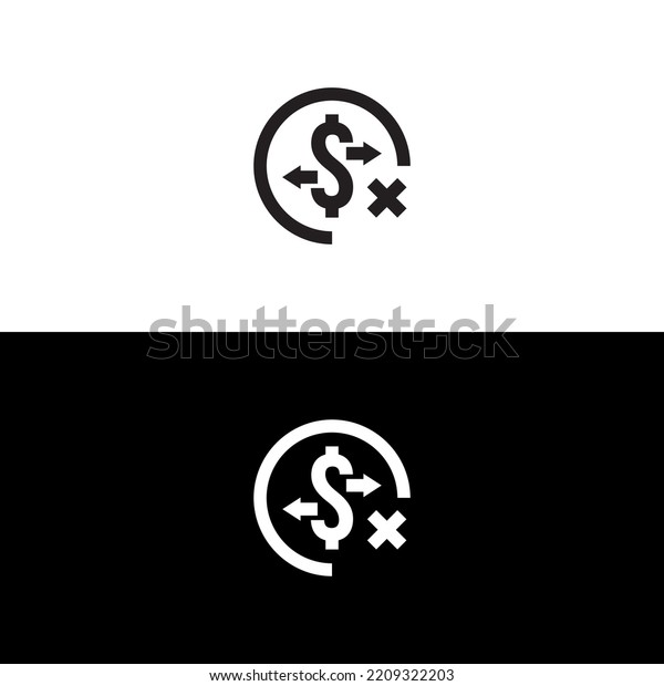 Illegal Transactions Icon Isolated On White Stock Vector (Royalty Free ...