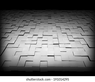 Illuminated Pavement Vector Illustration Stock Vector (Royalty Free ...