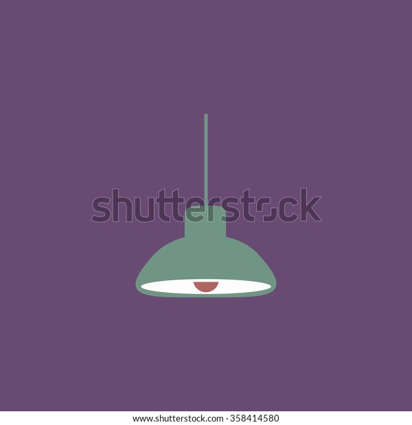 Illumination Retro Dim Color Vector Flat Stock Vector (Royalty Free ...