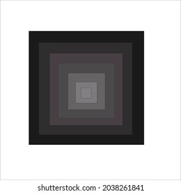 Illusion Black Color Square Stock Vector (Royalty Free) 2038261841 ...