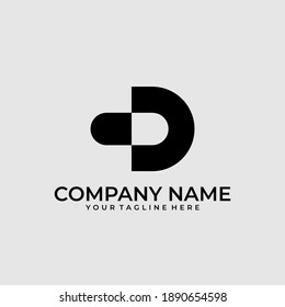 Illustartion Vector Graphic Cd Letter Logo Stock Vector (Royalty Free ...