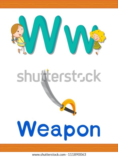 Illustrated Alphabet Letter Object Stock Vector (Royalty Free ...