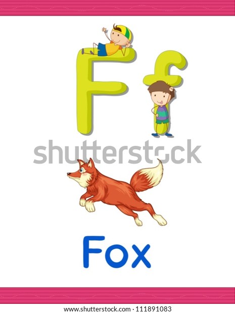 Illustrated Alphabet Letter Object Stock Vector (Royalty Free ...