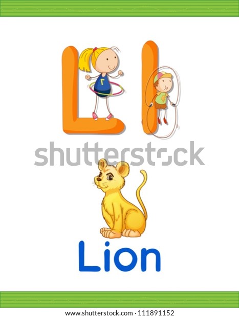 Illustrated Alphabet Letter Object Stock Vector (Royalty Free) 111891152