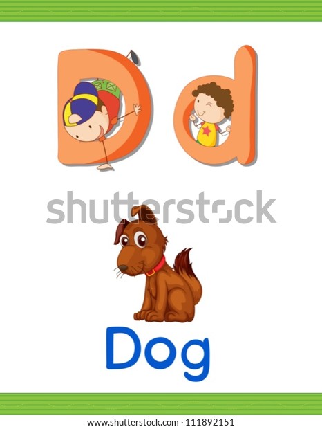 Illustrated Alphabet Letter Object Stock Vector (Royalty Free ...
