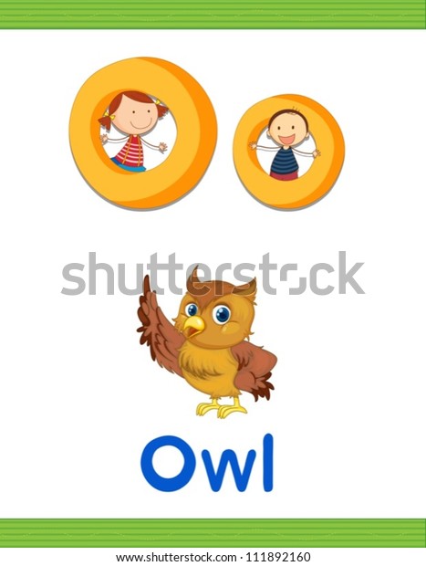 Illustrated Alphabet Letter Object Stock Vector (Royalty Free ...