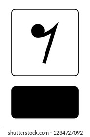 199 Quaver rest symbol Images, Stock Photos & Vectors | Shutterstock
