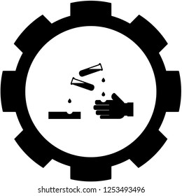 Illustrated Icon Isolated On Background Acidic Stock Vector (Royalty ...